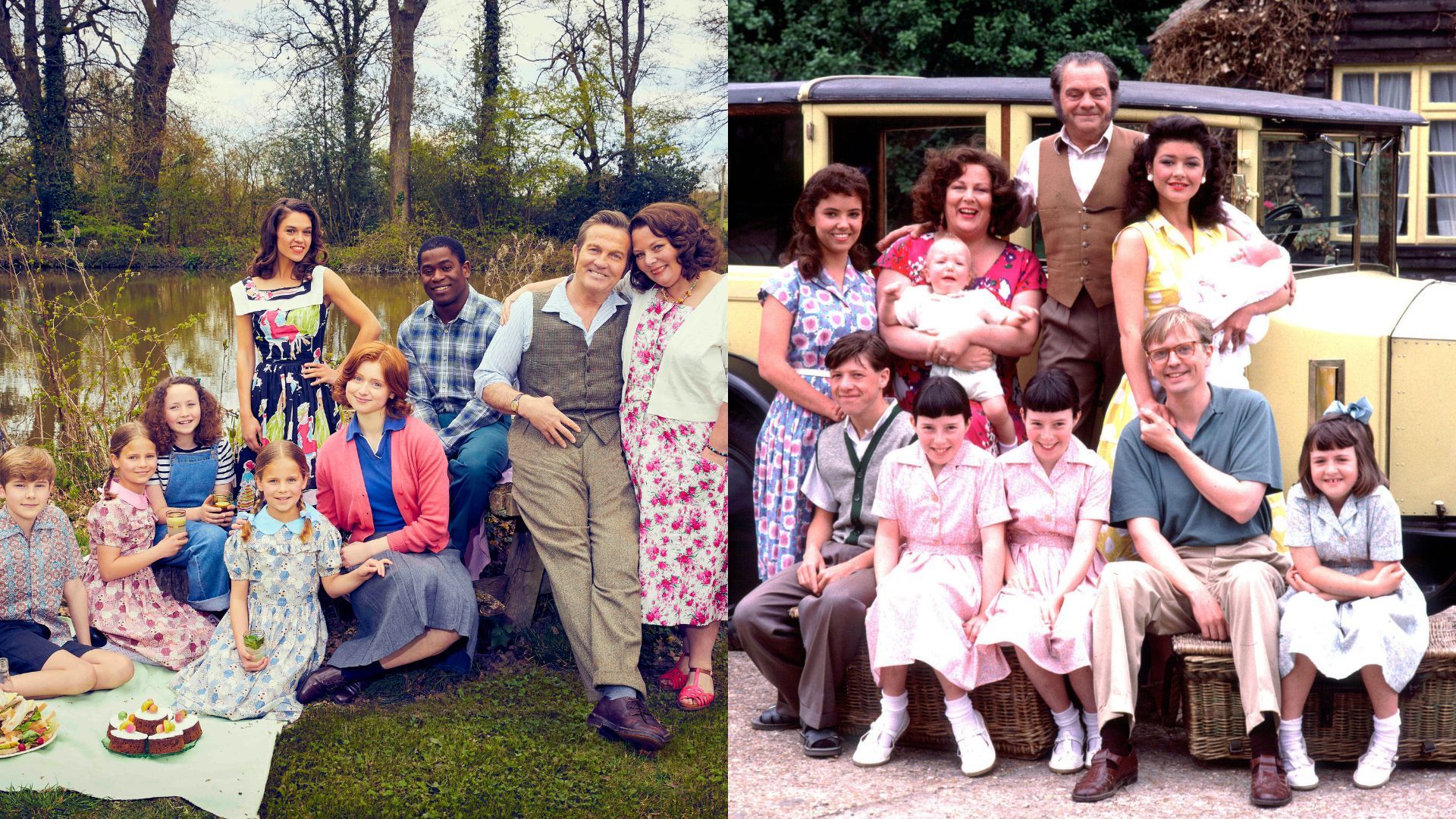 The Larkins cast now vs the original The Darling Buds of May | Woman & Home