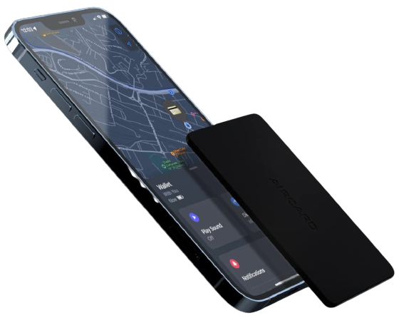 AirCard, like a card-shaped AirTag, will work with Apple's Find My app ...