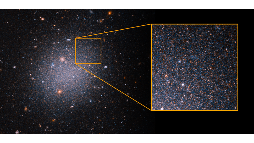 Already-weird galaxy found to have oddly little dark matter | Live Science