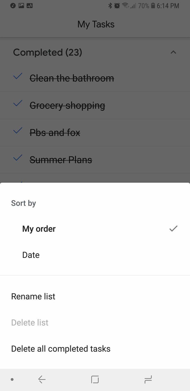 Top 5 Google Tasks tips and tricks for staying productive | Android Central
