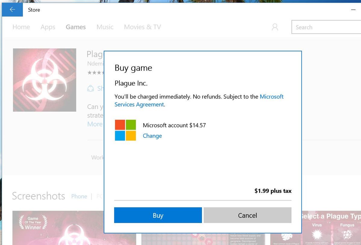 How to add or delete a payment method from the Store in Windows 10 ...