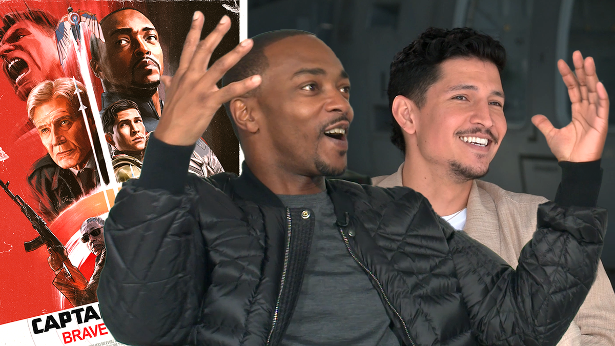 'Captain America: Brave New World' Interviews with Anthony Mackie, Danny Ramirez, Nate Moore ...