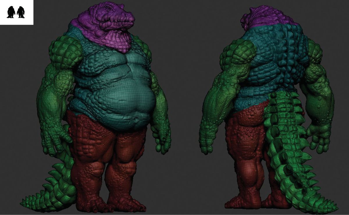 How to sculpt a reptilian creature using ZBrush, Maya and Substance 3D ...