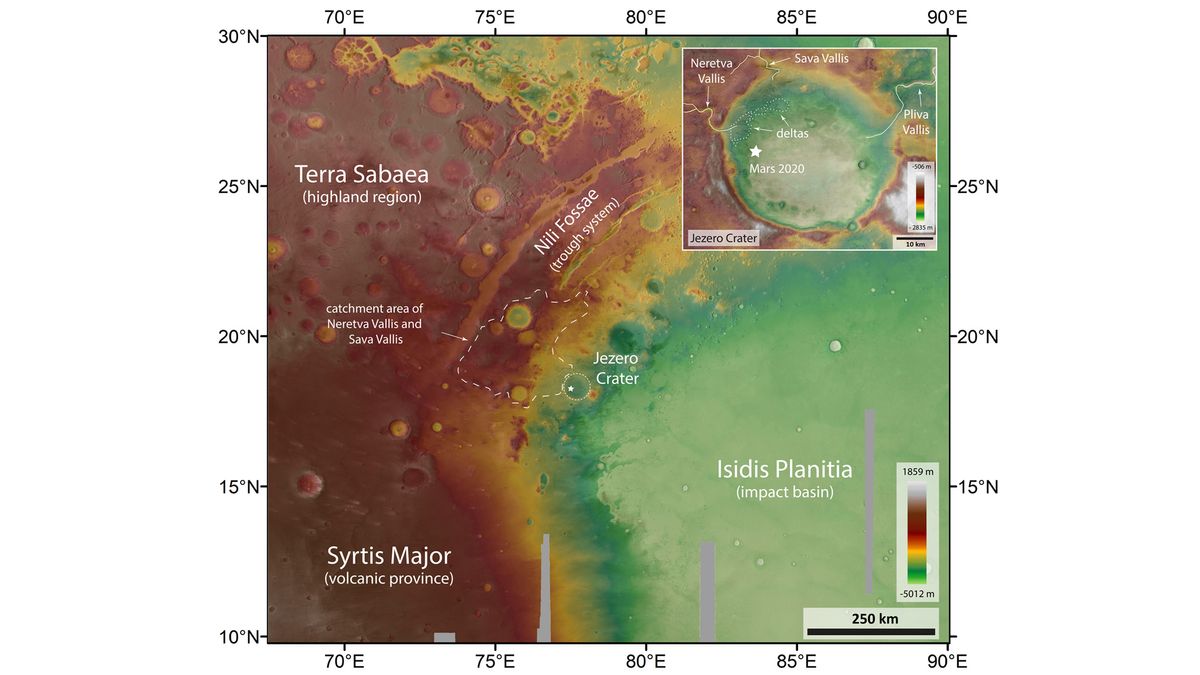 NASA's Perseverance Mars rover is about to land in Jezero Crater. Here ...