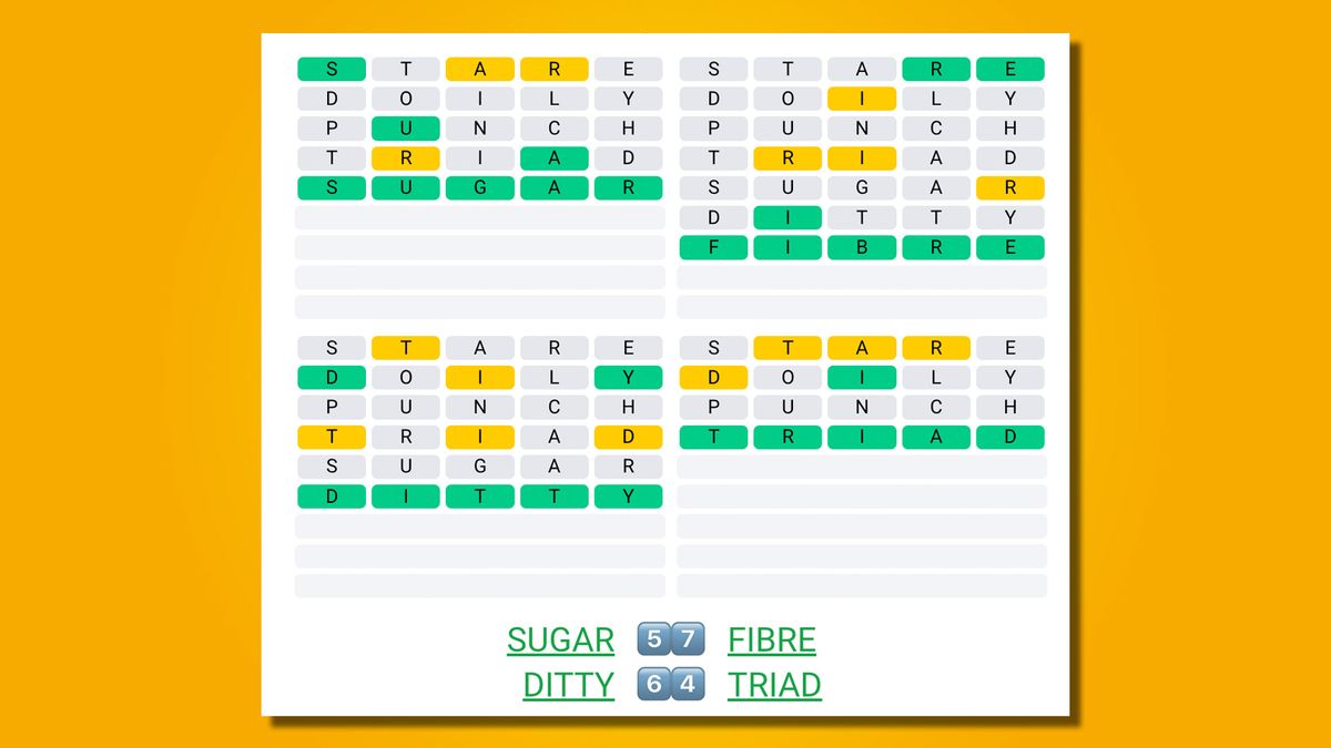 Quordle today - hints and answers for Tuesday, March 28 (game #428 ...