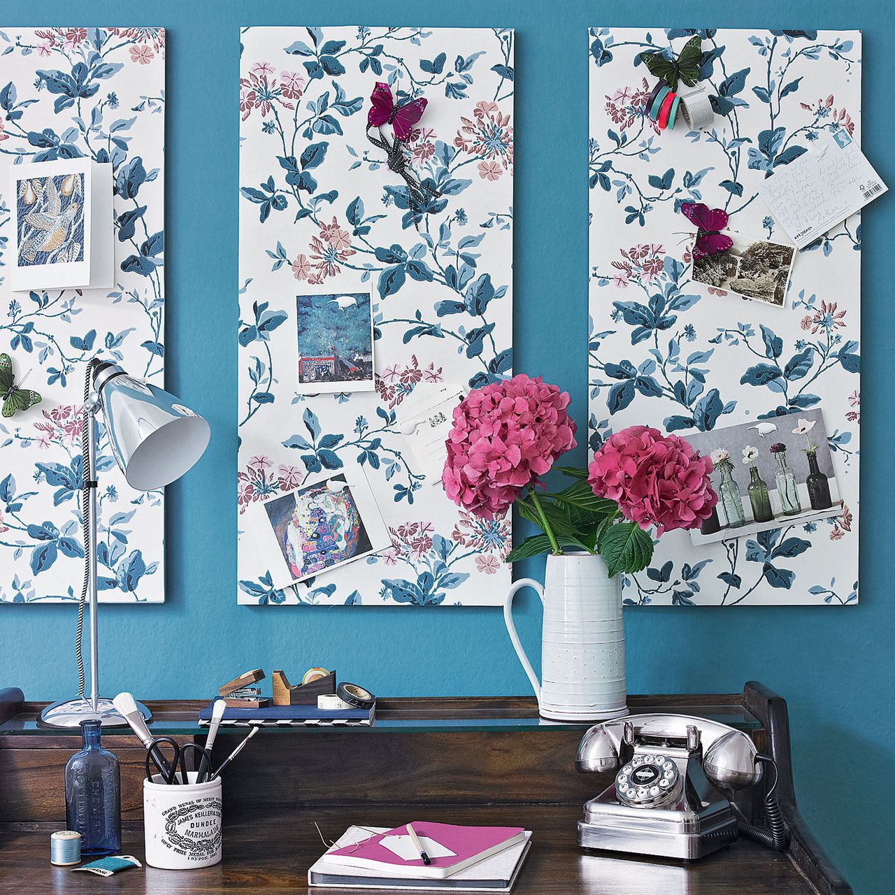 12 home office wallpaper ideas: to add colour and pattern | Ideal Home