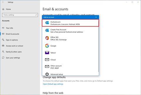 How to manage email and account settings on Windows 10 | Windows Central
