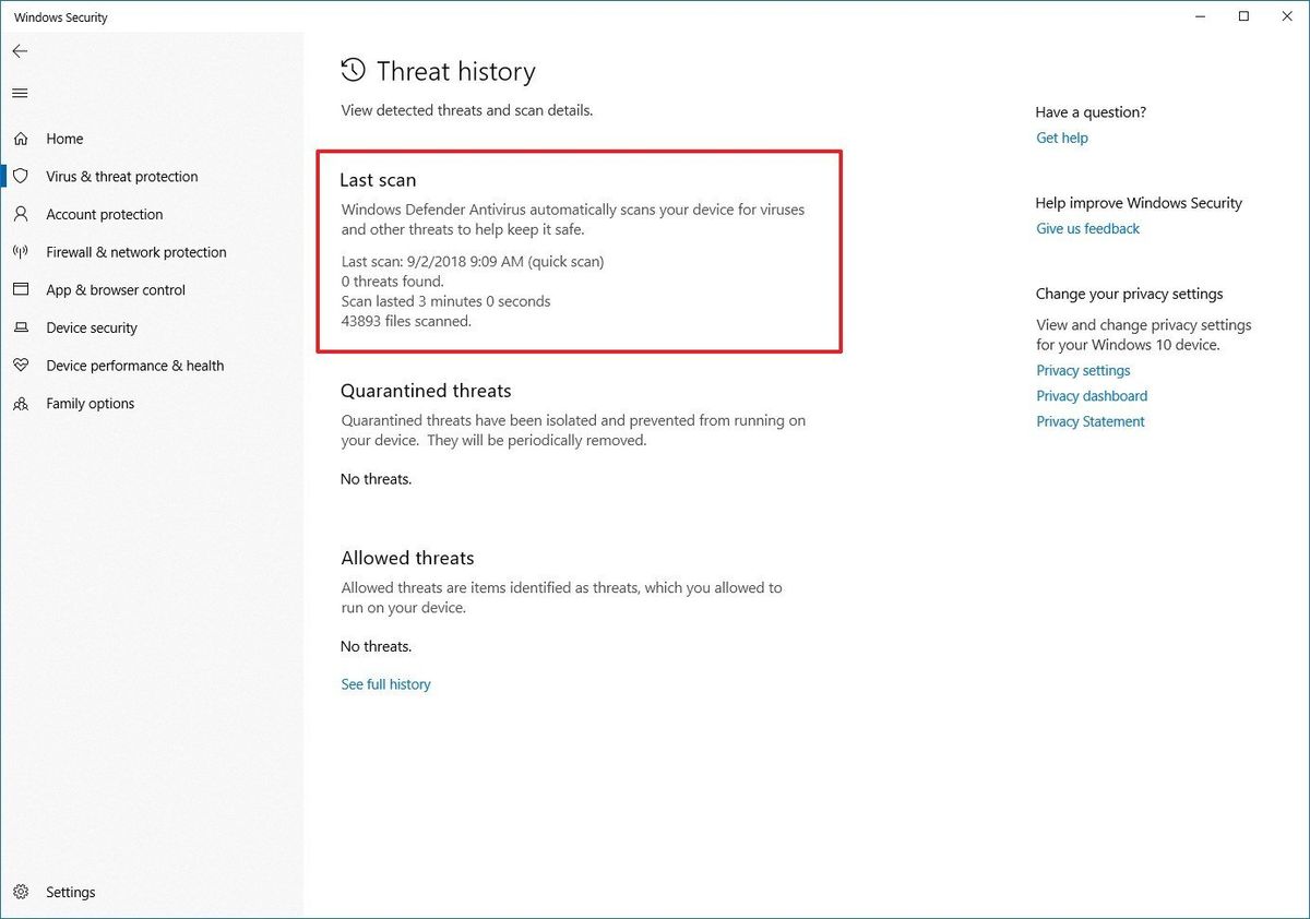 What's new with Windows Security on the Windows 10 October 2018 Update ...