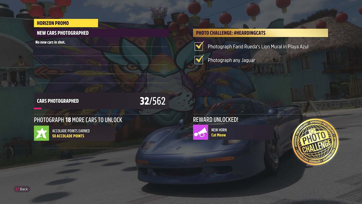 Where to find the Forza Horizon 5 lion mural in Playa Azul | GamesRadar+