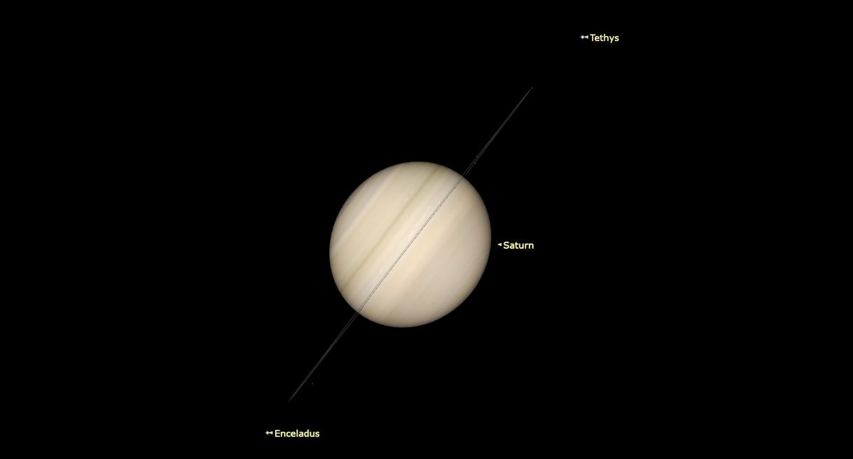 New moon of April 2025 sees Venus and Saturn join up in the sky this ...