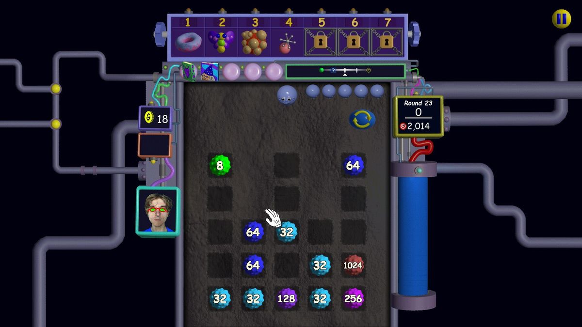 Nubby's Number Factory is like Balatro if it were a plinko roguelike ...