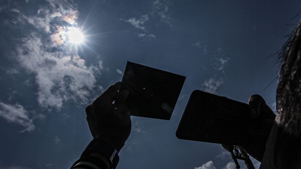 How to view a solar eclipse with items from around the home | Space