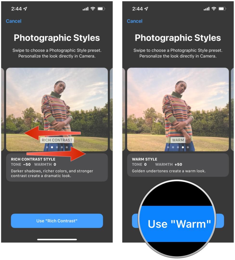 How to set a photographic style on iPhone | iMore