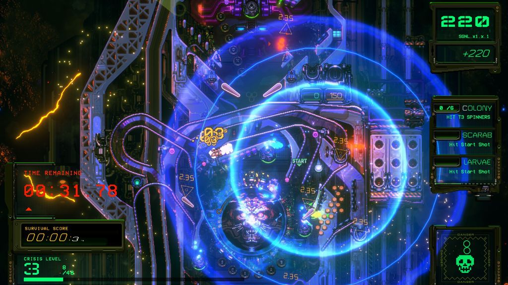 Xenotilt: Hostile Pinball Action review | PC Gamer