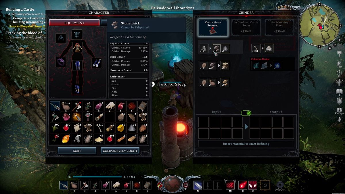 How to get V Rising Stone Bricks | GamesRadar+