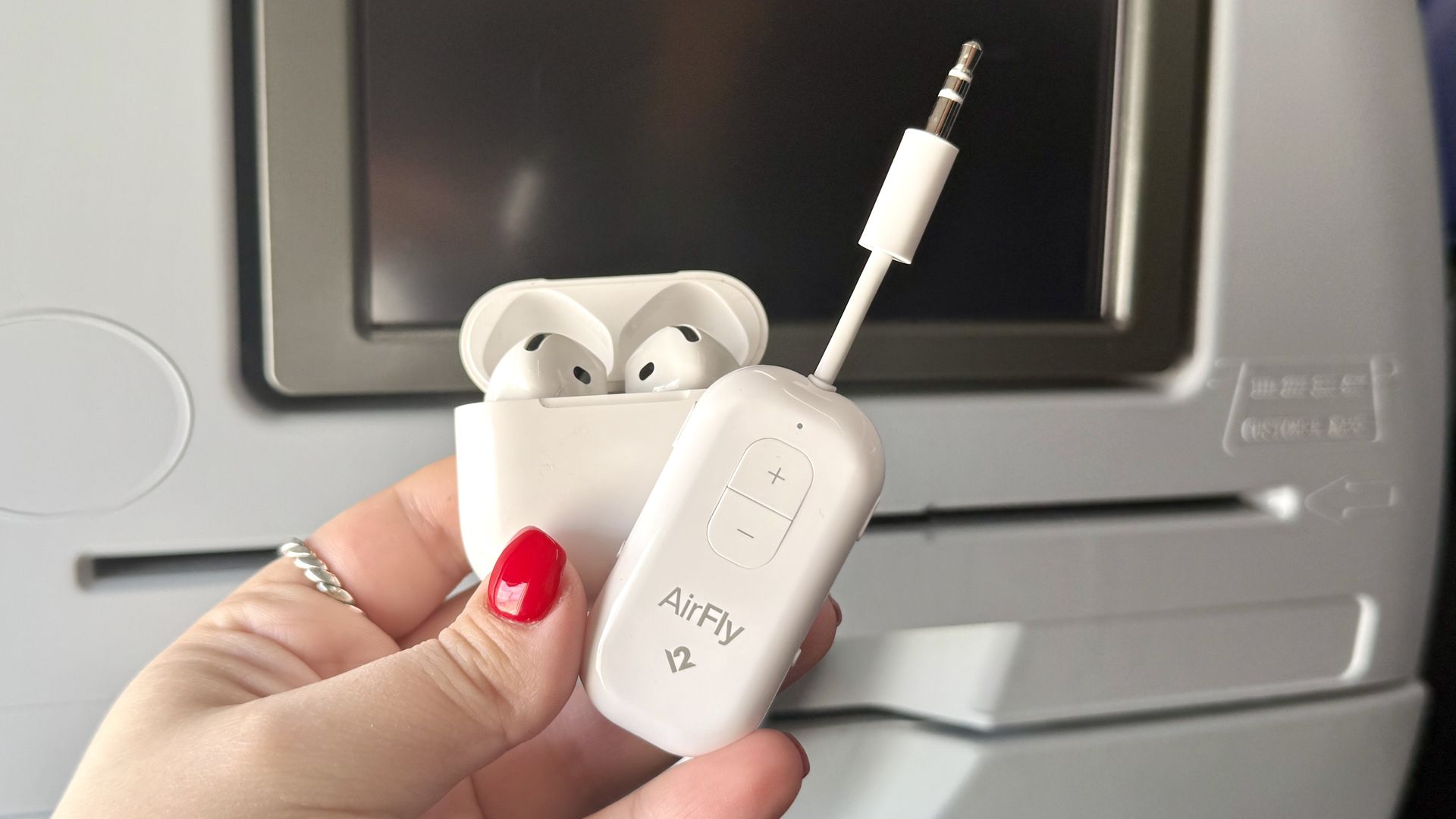 I tried this gadget that lets any Bluetooth headphones work on planes ...