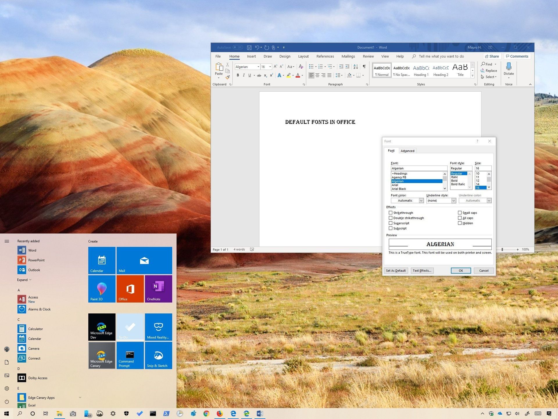 How to change default font settings in Office apps | Windows Central