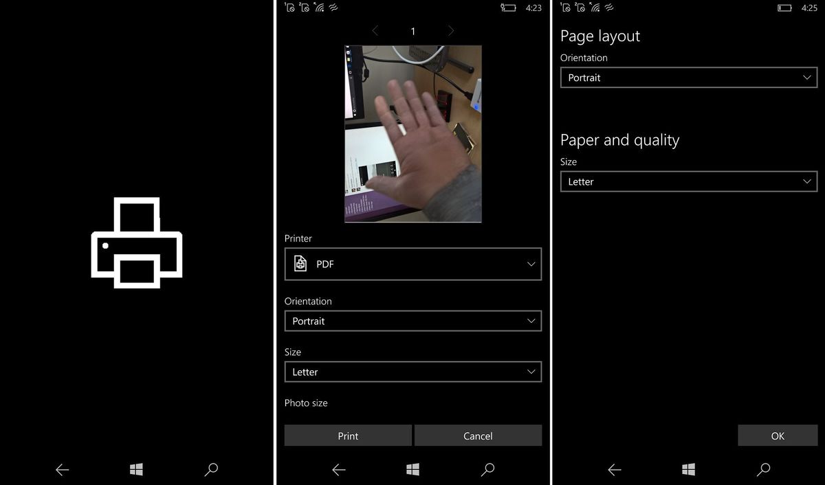 Microsoft Photos for Windows 10 Mobile grabs Print and Living Image ...