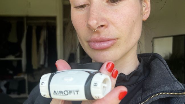 I used a Respiratory Muscle Training (RMT) Device for 14 days to ...