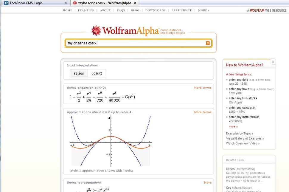 Hands on: Wolfram Alpha review | TechRadar