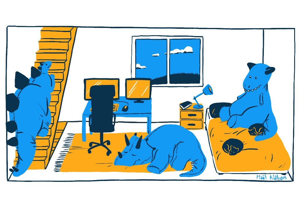 Illustrators depict their perfect self-isolation scenario | Creative Bloq