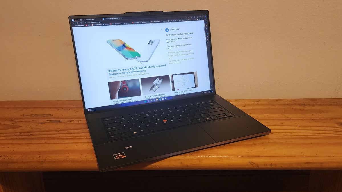 Lenovo ThinkPad Z16 review: Business laptop with 15-hour battery life ...