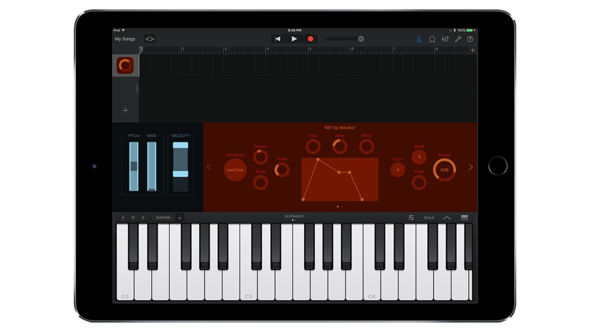 NS1 is a new virtual analogue AU synth for iPad | MusicRadar