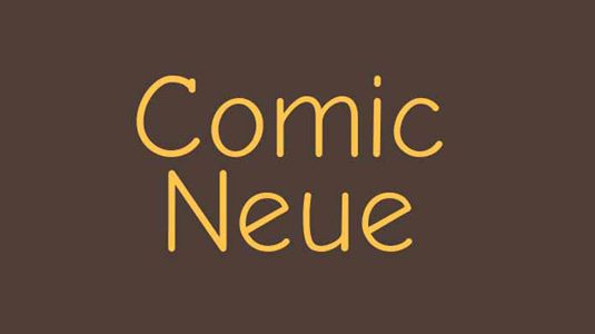 Font of the day: Comic Neue | Creative Bloq