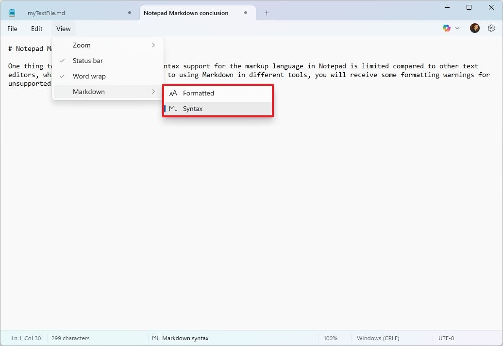 How to use Markdown in Notepad for Windows 11 | Windows Central