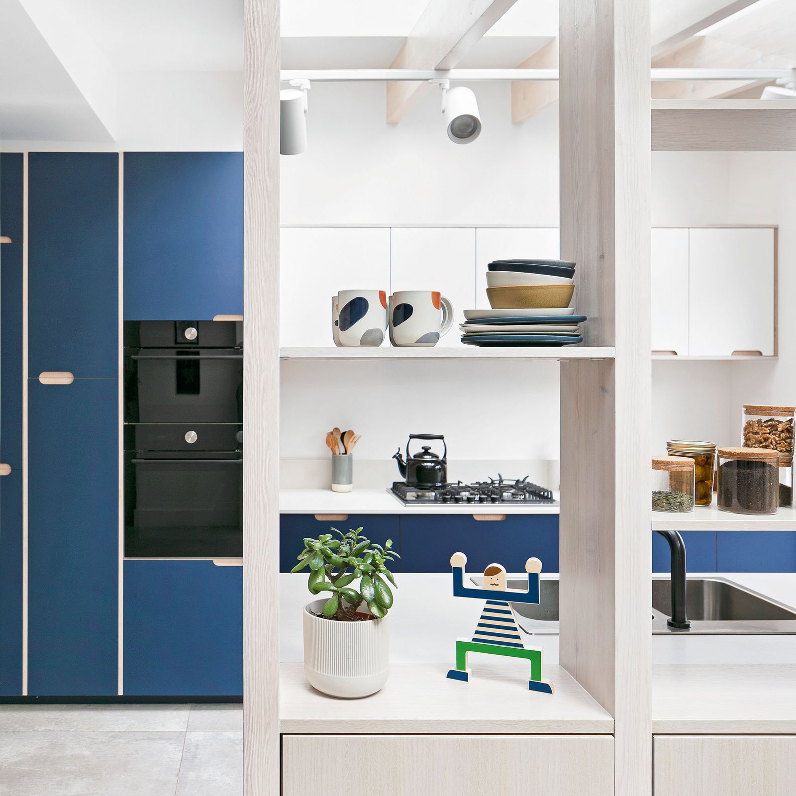 See how a broken plan kitchen design worked in this home | Ideal Home