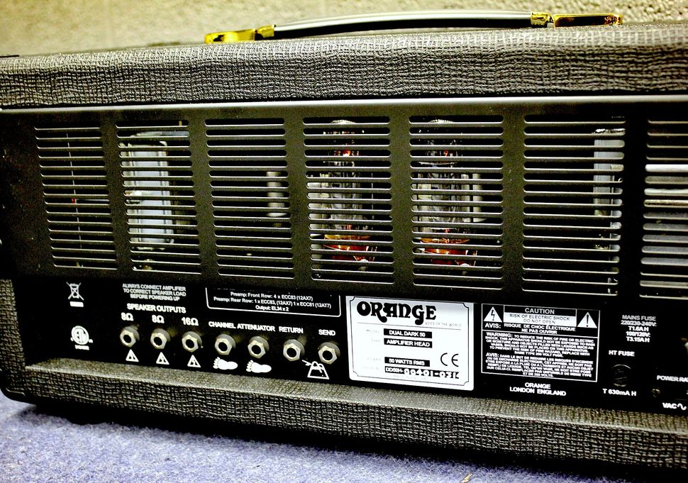 In pictures: Orange Dual Dark 50 unboxed | MusicRadar