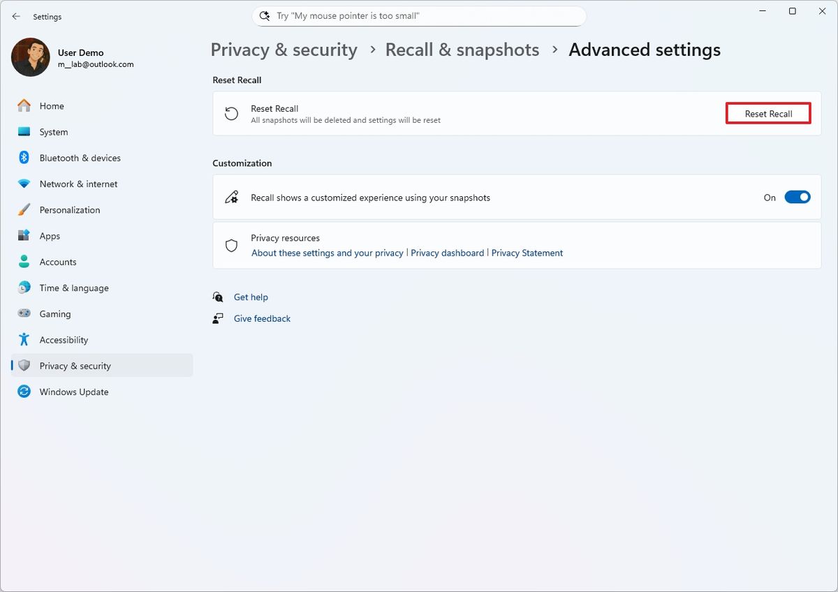 How to get started with Windows Recall on Windows 11 and give your ...