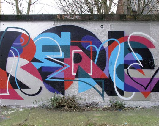 Geometric street art will have you in a trance | Creative Bloq