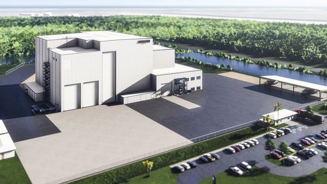 Amazon's Project Kuiper opens satellite facility at Kennedy Space ...
