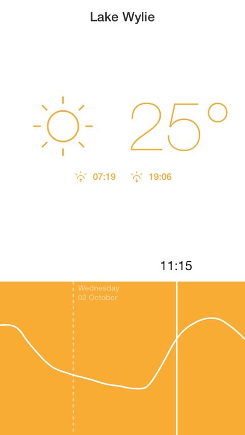 Minimal weather app is easy on the eye | Creative Bloq
