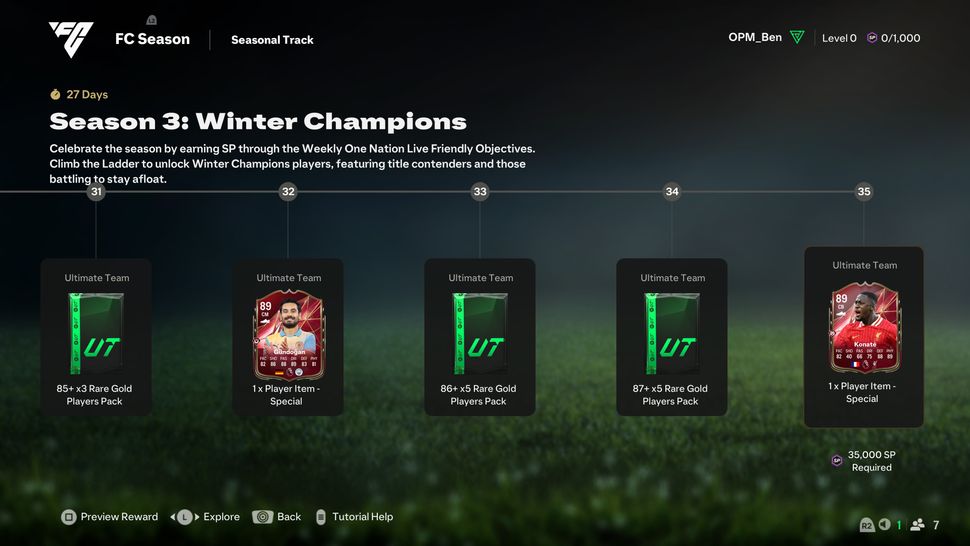 FC 25 Season 3 Ladder Players list and how to unlock them all | GamesRadar+