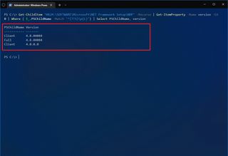 How to check .NET Framework version on Windows 10 | Windows Central