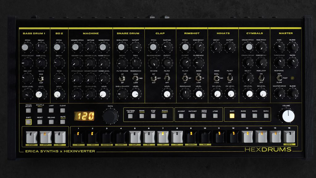 "The iconic essence of analogue electronic drums in a practical form ...