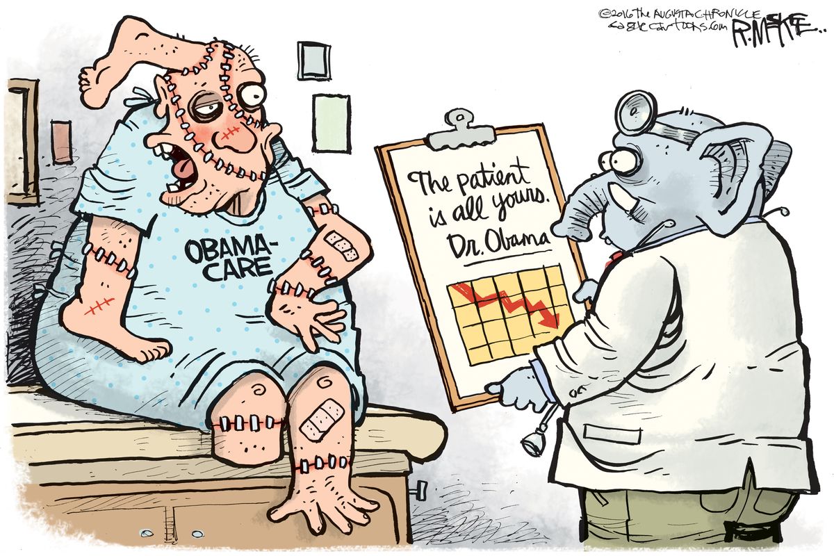 Political Cartoon U.S. Obamacare GOP health care | The Week