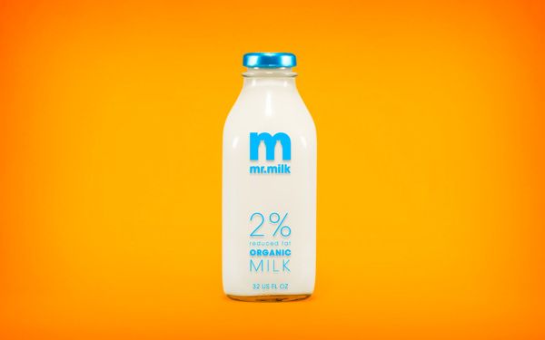 Milk branding makes the most of negative space | Creative Bloq