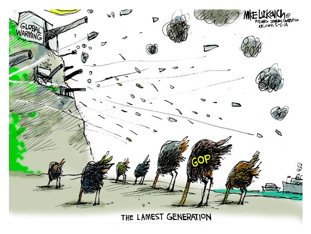 Editorial cartoon global warming GOP | The Week