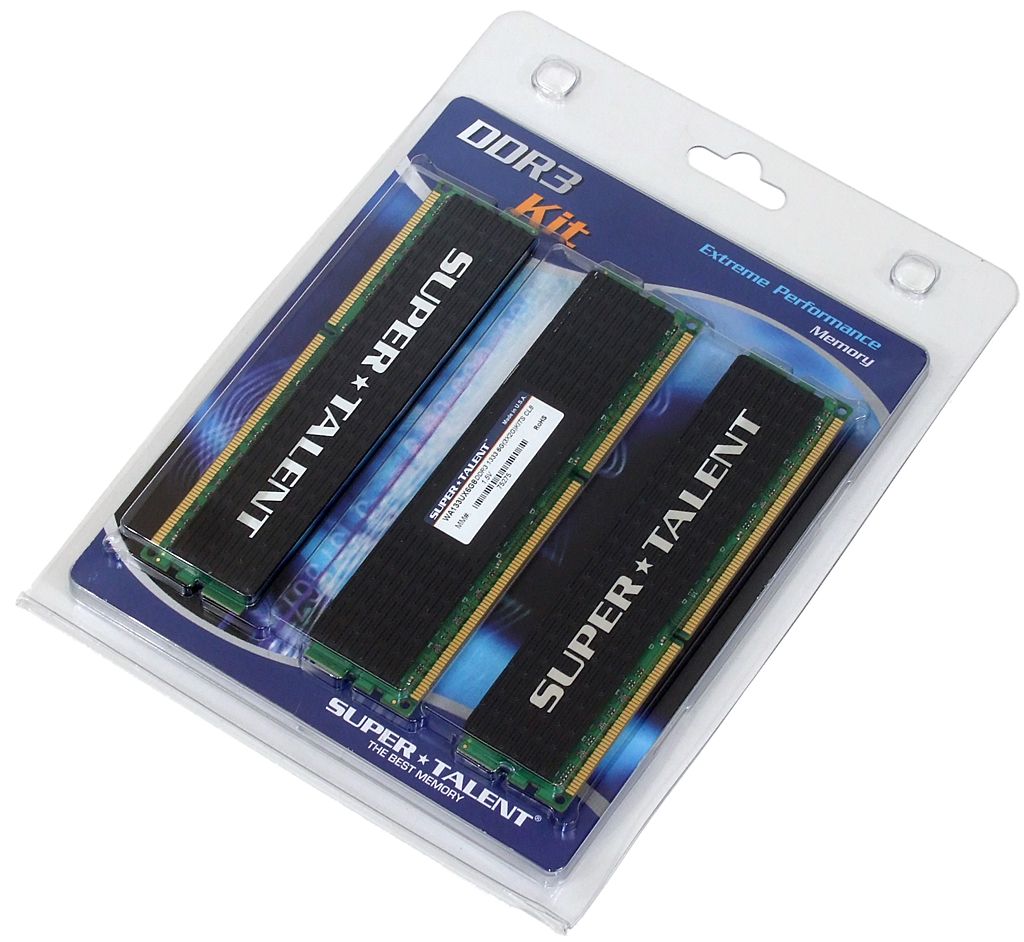 Super Talent And Wintec Industries - Triple-Channel DDR3: 6GB Kit ...