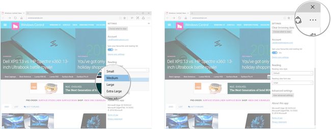 How to enable and customize reading view in Edge for Windows 10 ...