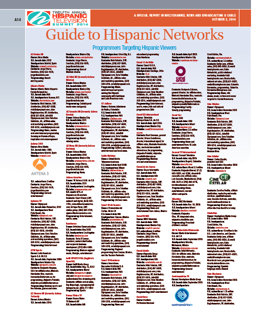 Hispanic Summit: Guide to Hispanic Networks | Next TV