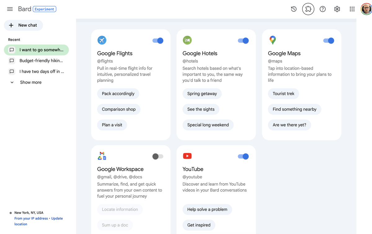 I used Google Bard to plan the perfect vacation, including flights and ...
