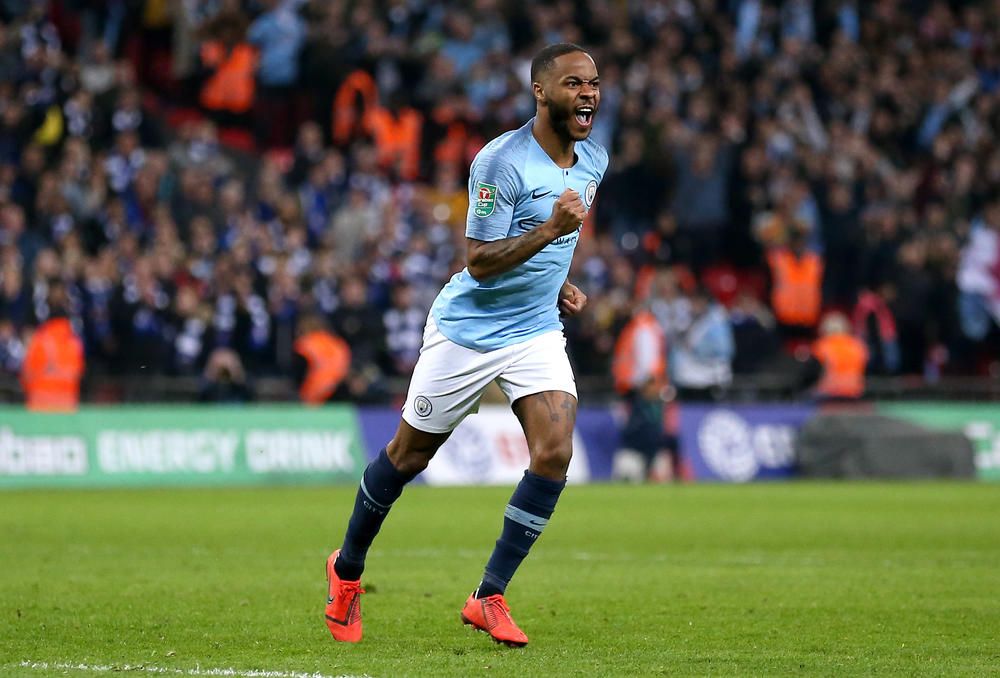 City striker Sterling leading from the front both on and off the pitch ...