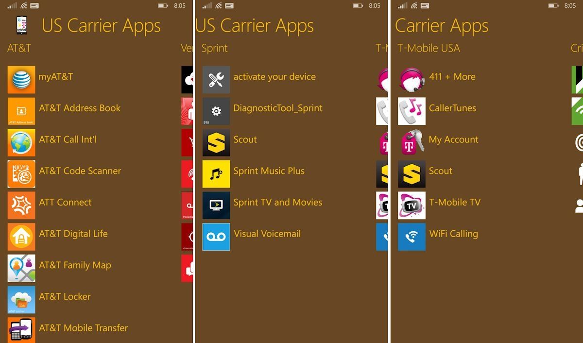 US Carrier Apps review: a free Windows Phone catalog of carrier apps | Windows Central