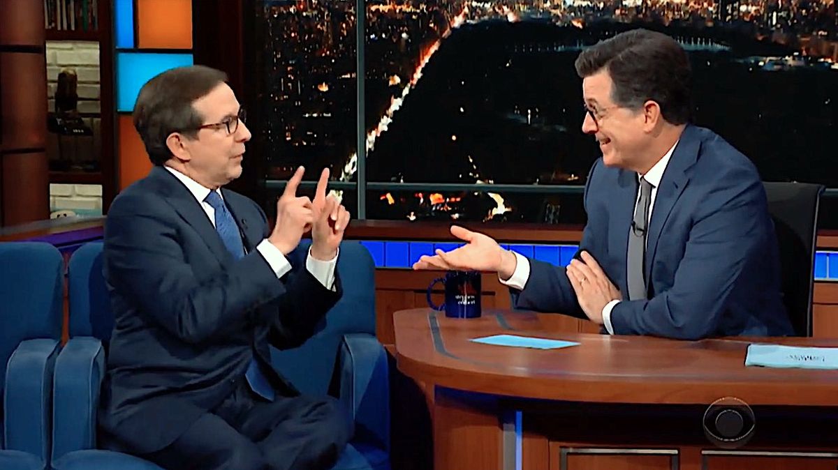 Fox News' Chris Wallace tells Stephen Colbert nobody's buying the GOP's ...