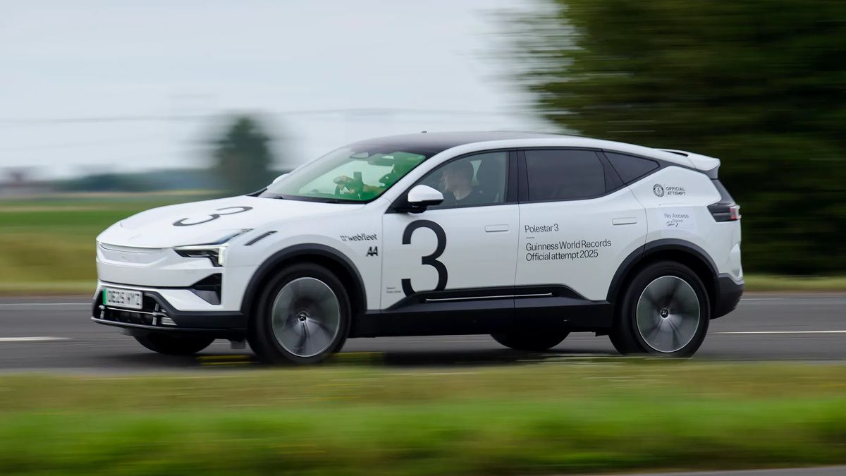 This car just set a new world record for the longest electric range ...