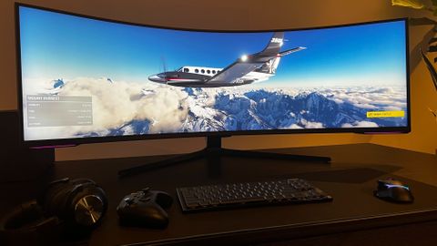 Samsung's new gigantic 57-inch gaming monitor is basically two 4K ...